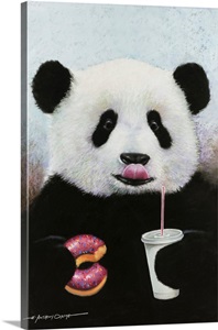 Panda Break Wall Art, Canvas Prints, Framed Prints, Wall Peels | Great ...