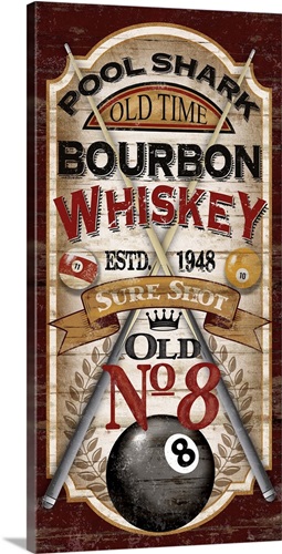 Pool Shark Whiskey | Great Big Canvas