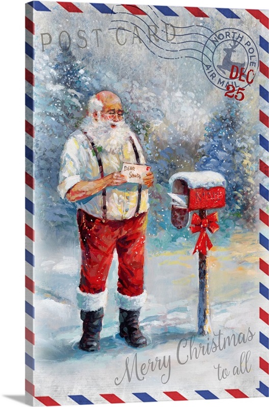 Postcard To Santa | Great Big Canvas