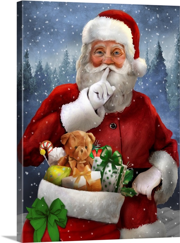 Quiet Santa | Great Big Canvas