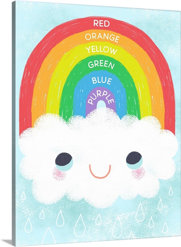 Rainbow Colors Wall Art, Canvas Prints, Framed Prints, Wall Peels ...