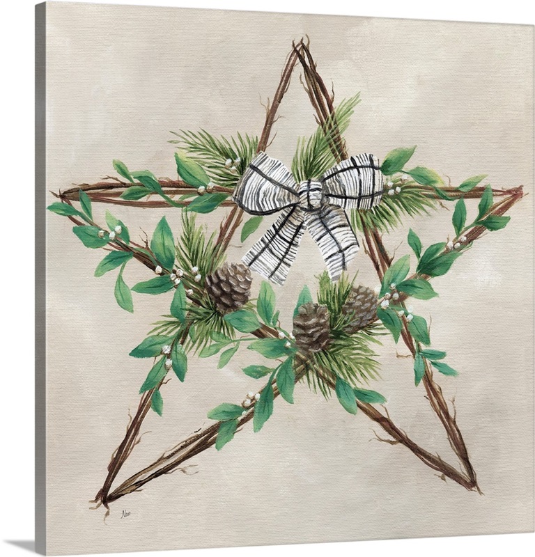 Star Wreath | Great Big Canvas