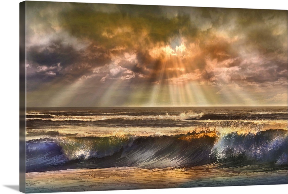 Waves of Light Wall Art, Canvas Prints, Framed Prints, Wall Peels ...