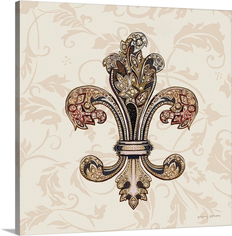 Fleur de Lis Motif I | Great Big Canvas