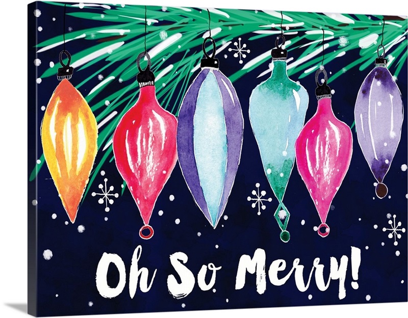 Oh So Merry Wall Art, Canvas Prints, Framed Prints, Wall Peels | Great ...