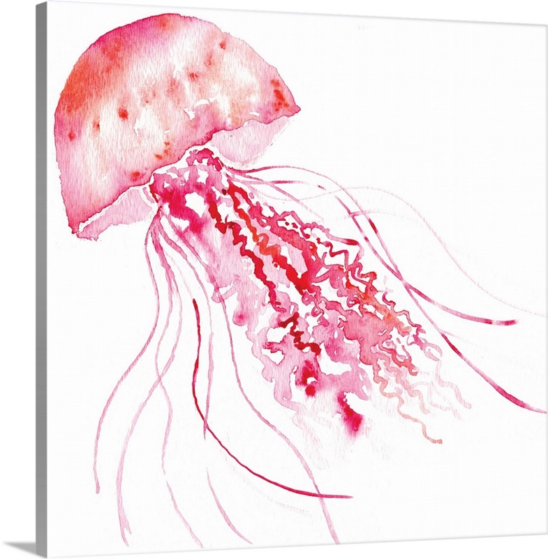 Pink Jellyfish | Great Big Canvas