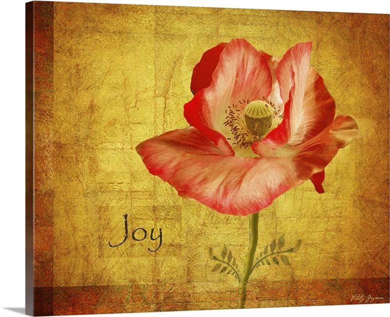 Royal Poppy Joy | Great Big Canvas