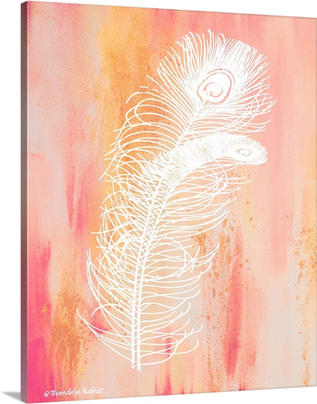 Whimsical Feathers II | Great Big Canvas