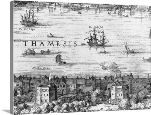 17th Century View of London | Great Big Canvas