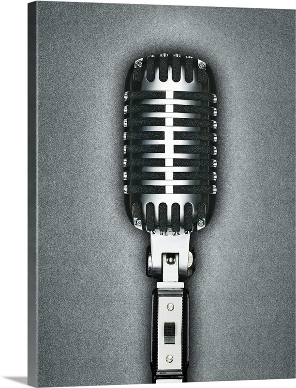 A Classic microphone | Great Big Canvas