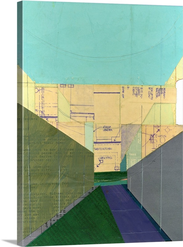 Abstract City Power Lines | Great Big Canvas