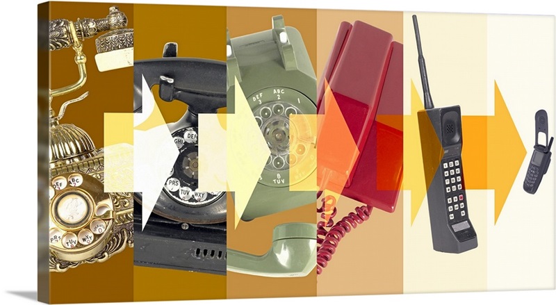 Advancement of telecommunication technology | Great Big Canvas