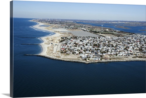 Aerial view of Long Island, New York | Great Big Canvas