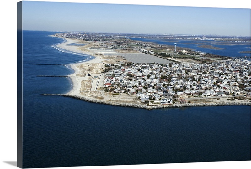 Aerial view of Long Island, New York | Great Big Canvas