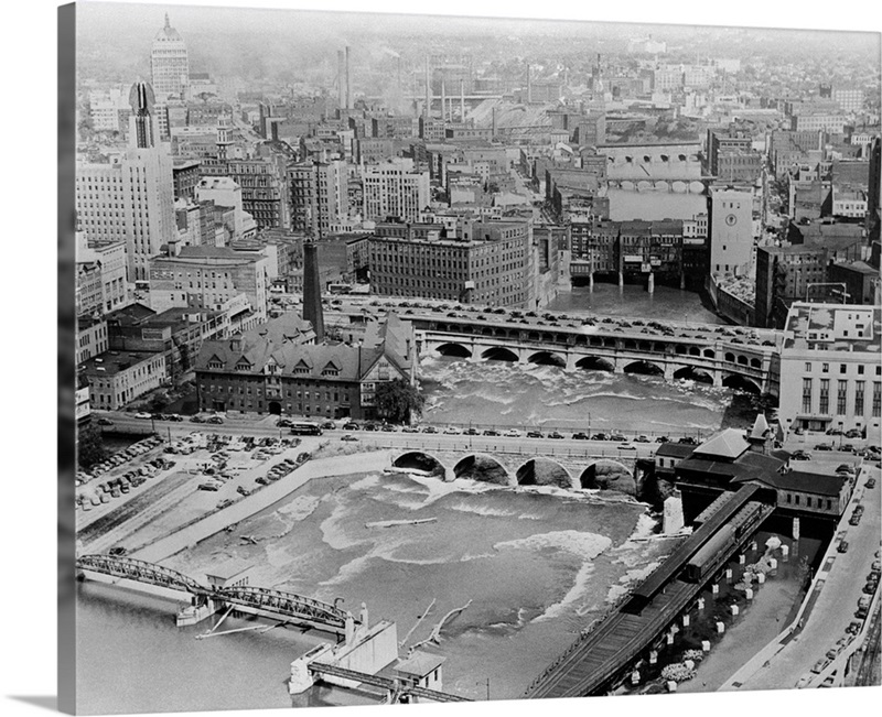 Aerial View of Rochester, New York | Great Big Canvas