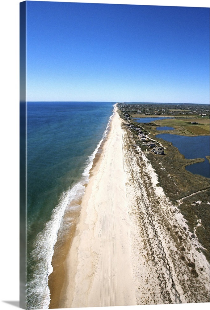 Aerial view of The Hamptons, Long Island, New York Wall Art, Canvas ...