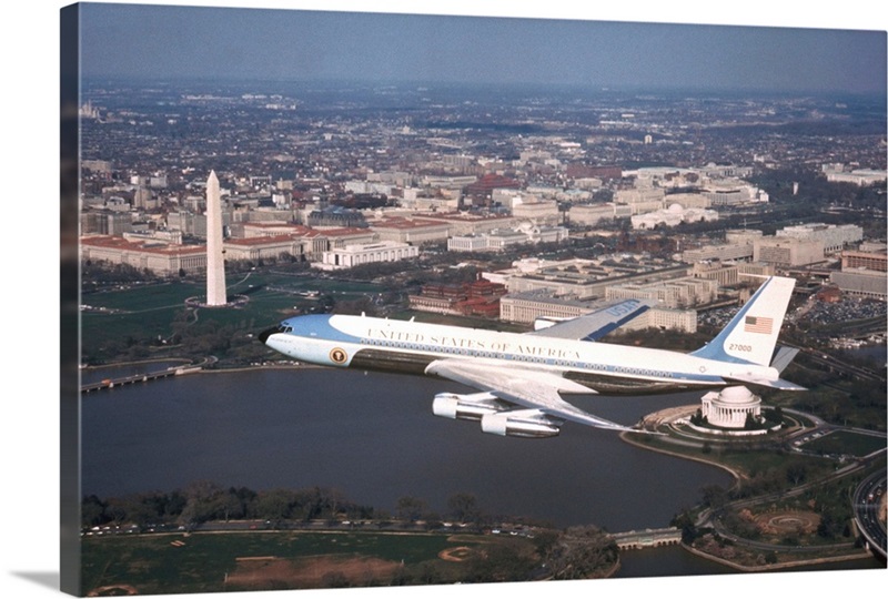 Air Force One in Flight | Great Big Canvas