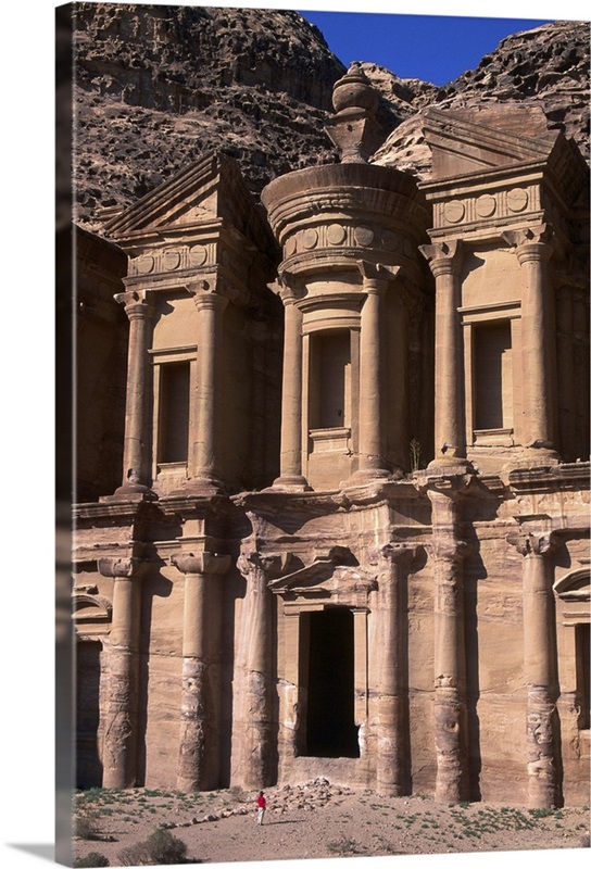 Al Deir or The Monastery in Petra | Great Big Canvas