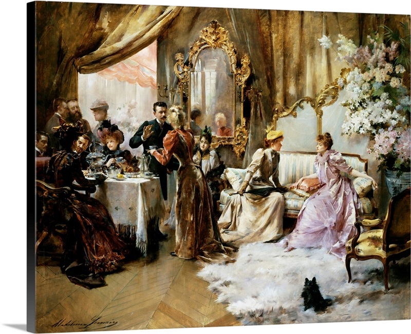 An Elegant Tea Party in the Artist's Studio | Great Big Canvas