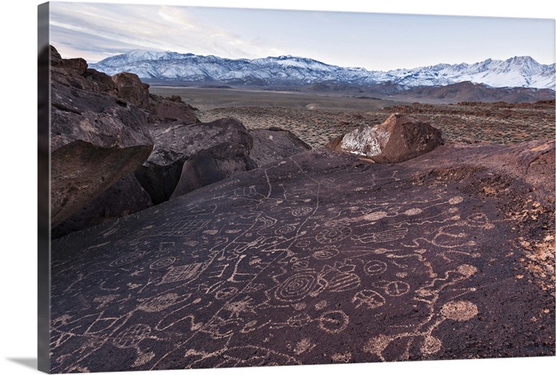 Ancient Indian Petroglyph Art, California | Great Big Canvas