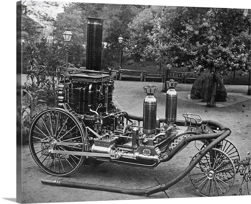 Antique Fire Engine, built in 1865 for the Cincinnati Fire Department ...