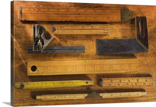 Antique rulers | Great Big Canvas