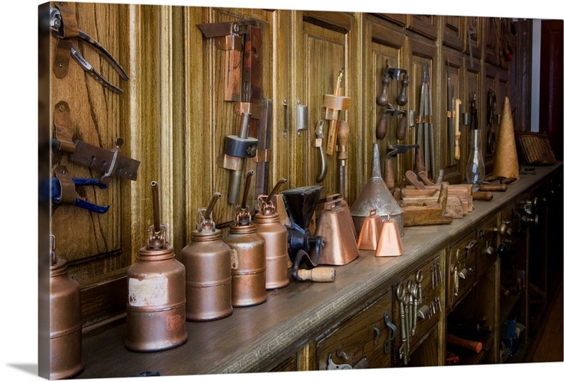 Antique tools in an historic hardware store | Great Big Canvas
