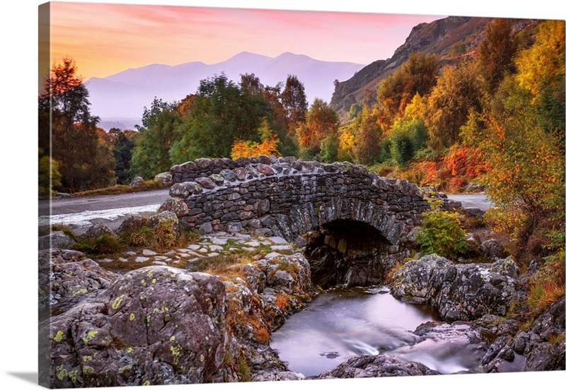 Ashness Bridge, Watendlath, Keswick, Lake District | Great Big Canvas