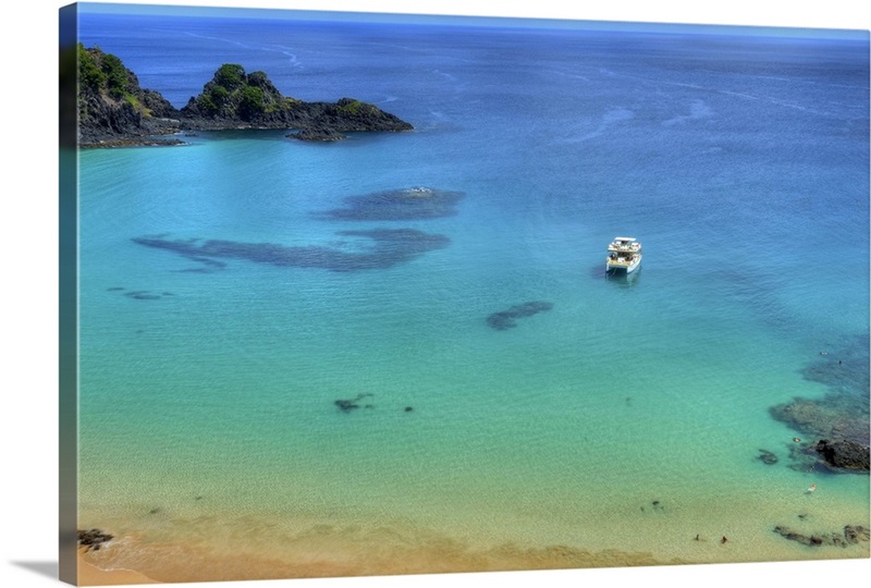 Baia do Sancho bay in Brazil. | Great Big Canvas