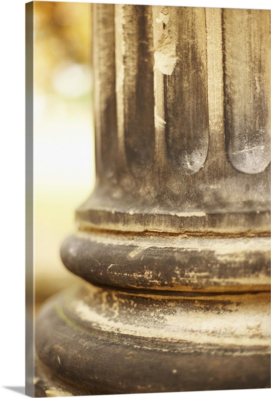 Base of a stone column in Greece | Great Big Canvas