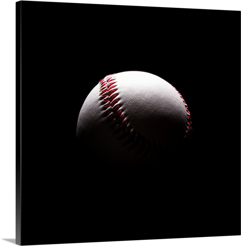 Baseball in shadows | Great Big Canvas
