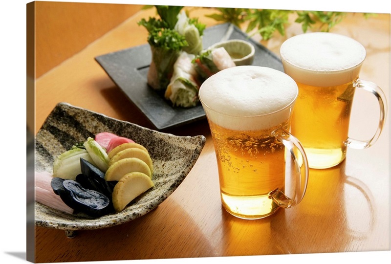Beer and appetizer | Great Big Canvas