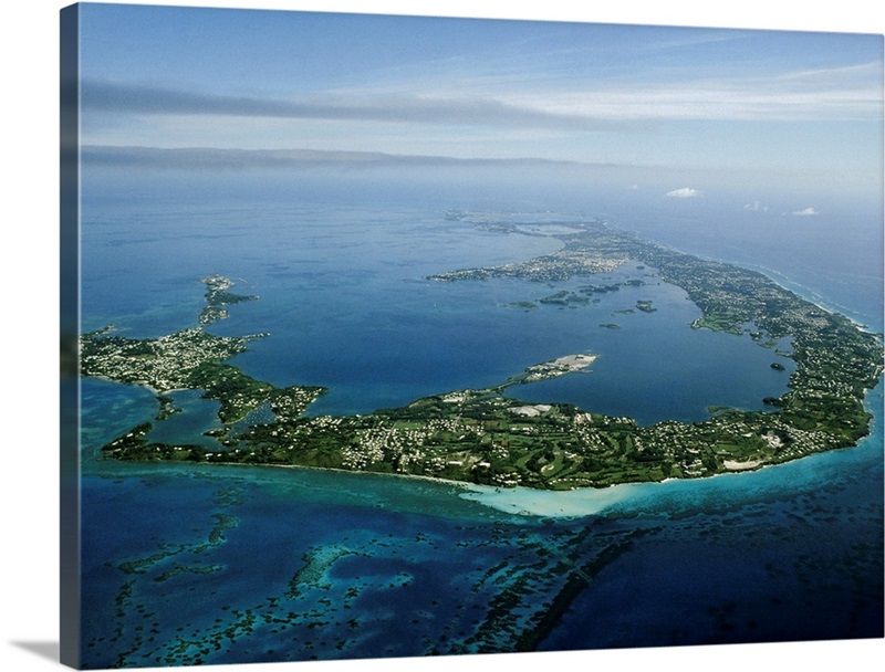 Bermuda from Air | Great Big Canvas