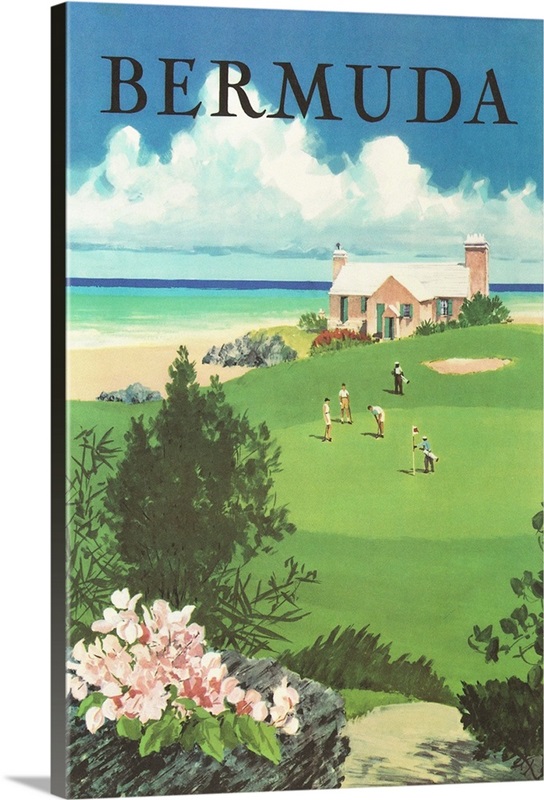 Bermuda Travel Poster | Great Big Canvas