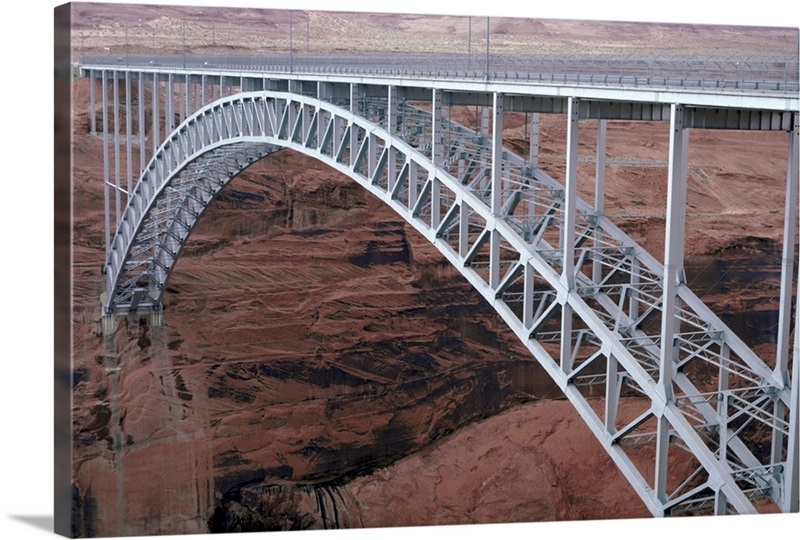 Bridge over canyon in Arizona | Great Big Canvas