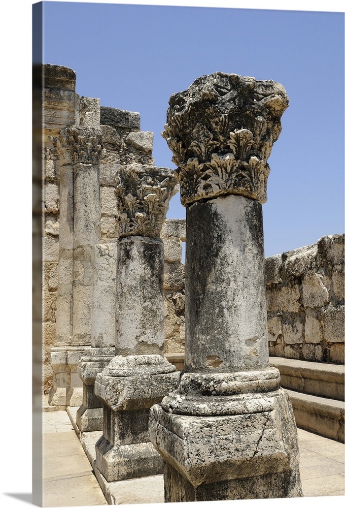 Capernaum Synagogue, Capernaum, Israel Wall Art, Canvas Prints, Framed ...