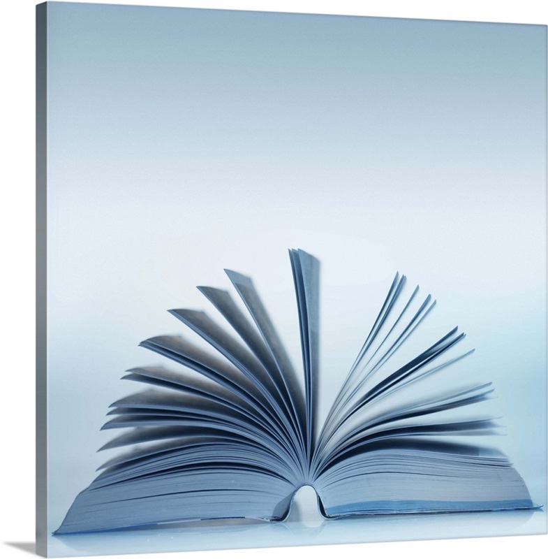 close-up of an open book | Great Big Canvas