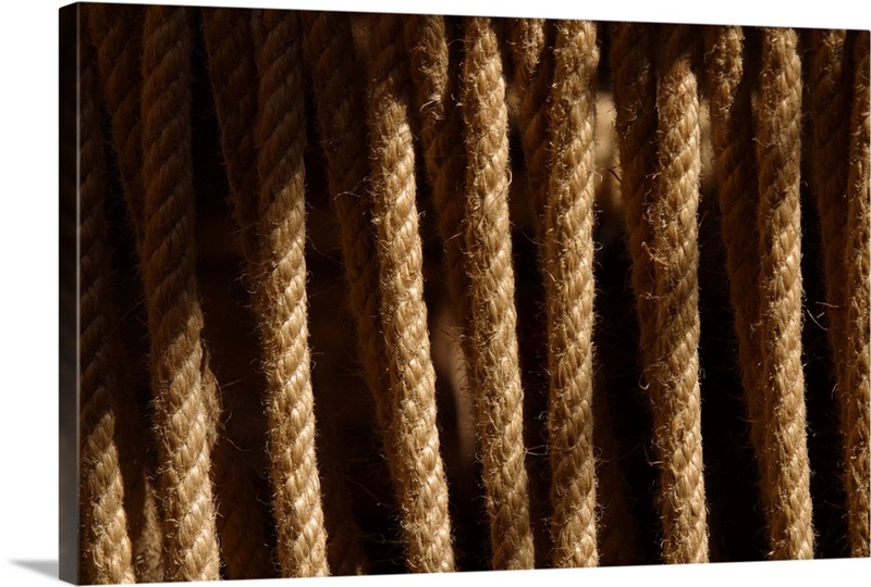 Close-up of nautical ropes | Great Big Canvas