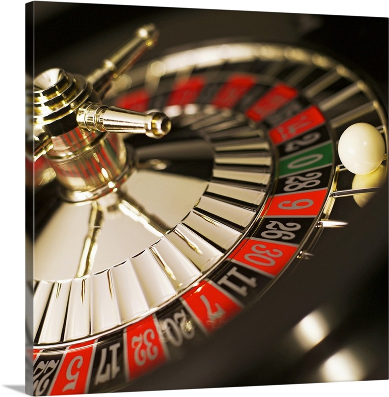 Close-up of roulette wheel | Great Big Canvas