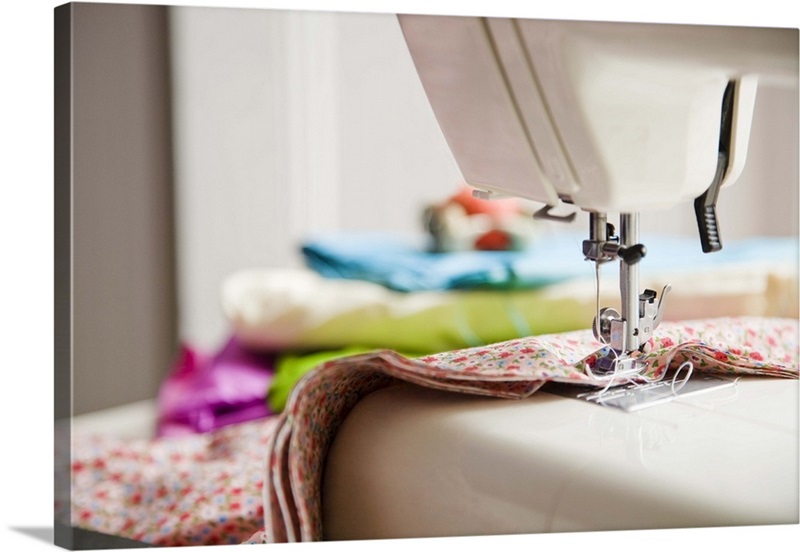 Close-up of sewing machine | Great Big Canvas