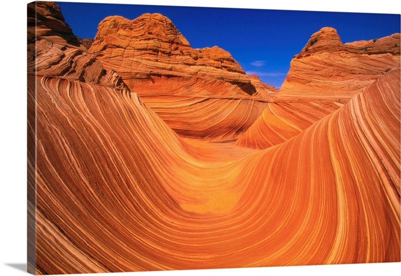 Coyote Butte's Sandstone Stripes | Great Big Canvas