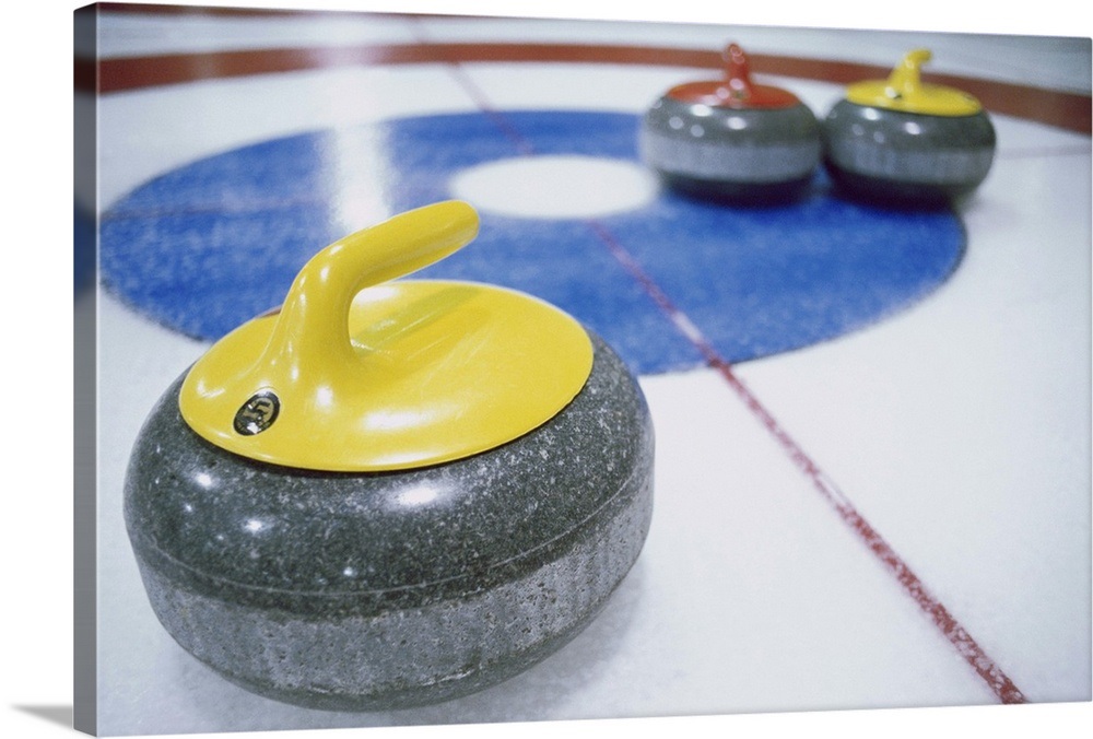 Curling Stones Close-Up Wall Art, Canvas Prints, Framed Prints, Wall ...