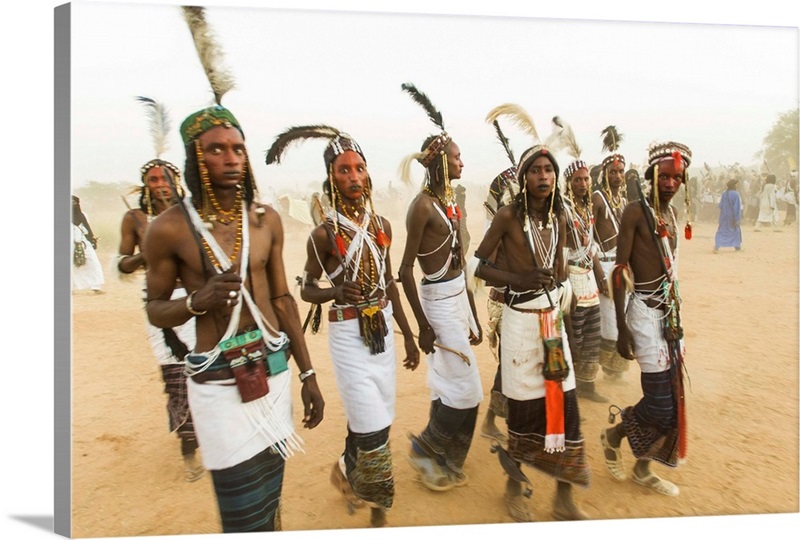 Dancers and Bororo people | Great Big Canvas