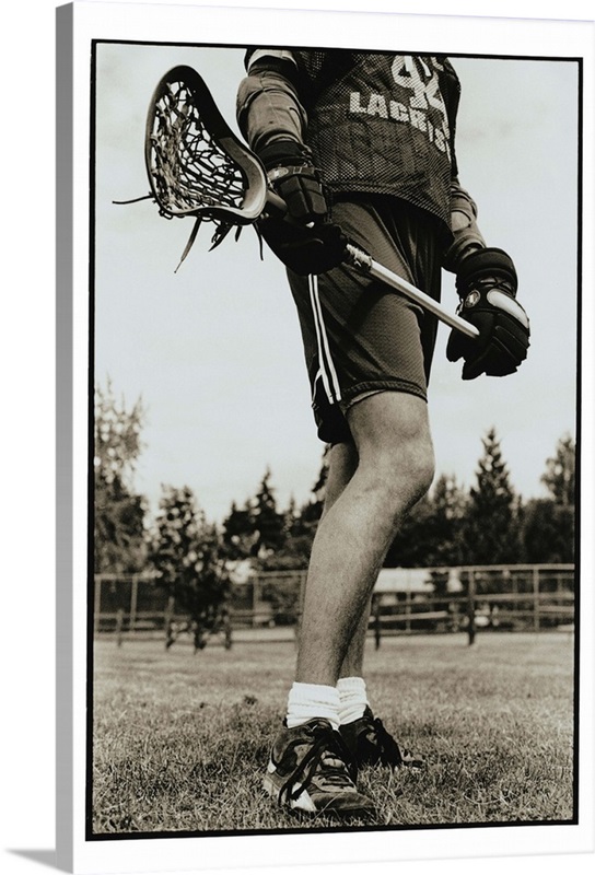 Detail of Lacrosse Athlete | Great Big Canvas