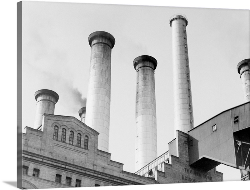 Edison Power Plant On East River | Great Big Canvas
