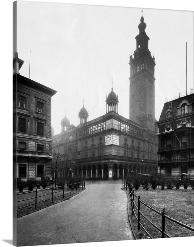 Exterior View Of Early Madison Square | Great Big Canvas