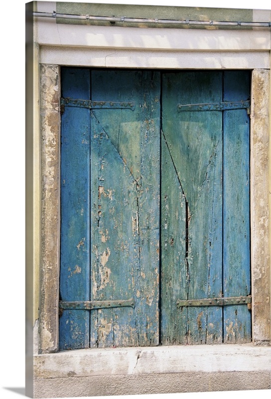 Faded shutters, Italy | Great Big Canvas