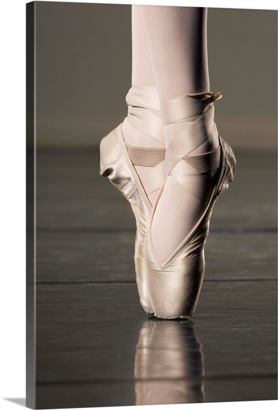 Feet Of Ballet Dancer En Pointe | Great Big Canvas