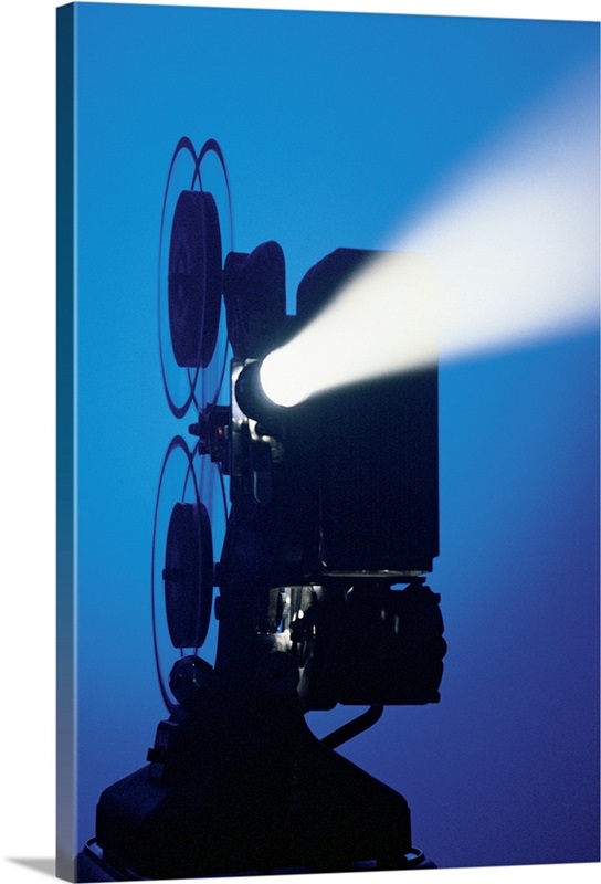 Film projector projecting | Great Big Canvas
