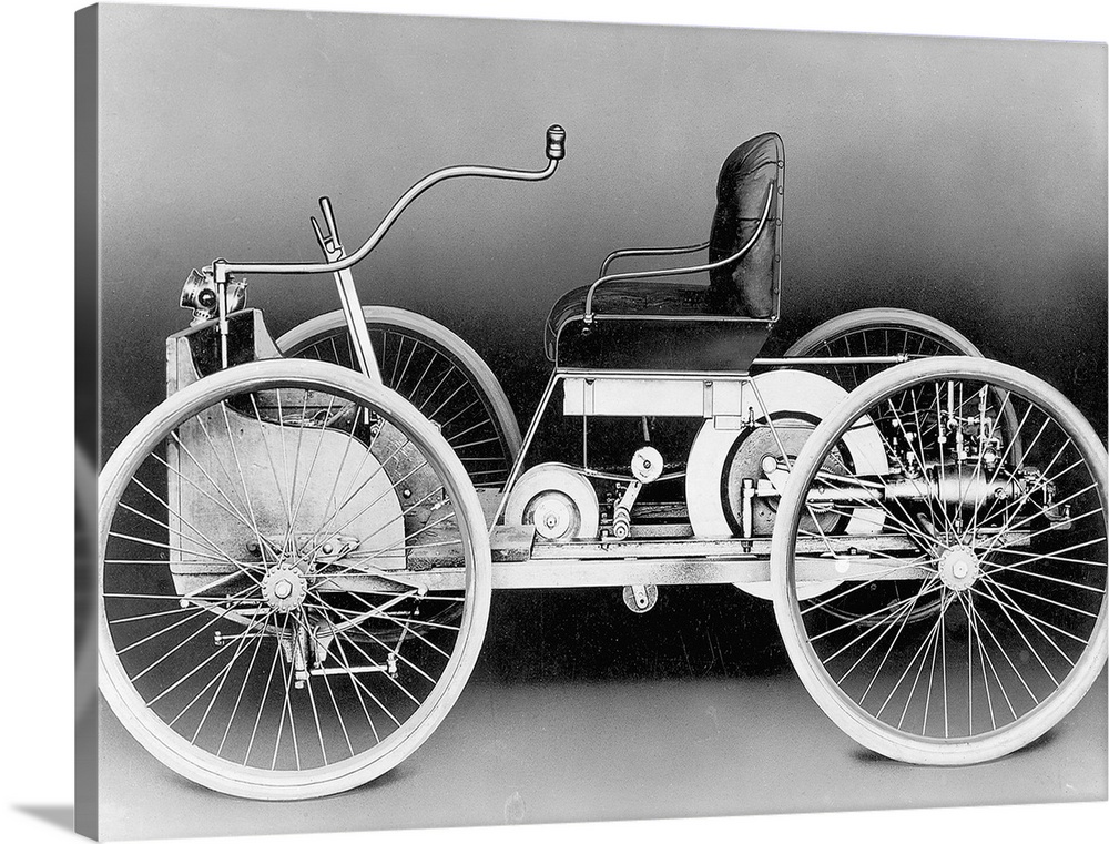 First Ford Car Put on the Market, the Quadracycle, 1896 | Great Big Canvas